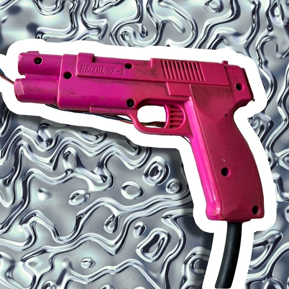 Video Games & Consoles | Arcade Video Game Pink Recoil Light Gun | Poshmark